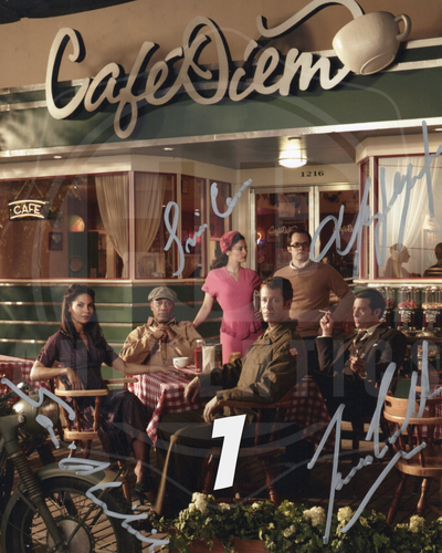 Erica Cerra, James Callis, Neil Grayston & Salli Richardson-Whitfield ...